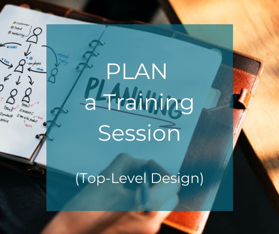 Plan A Training Session Training Designer s Club